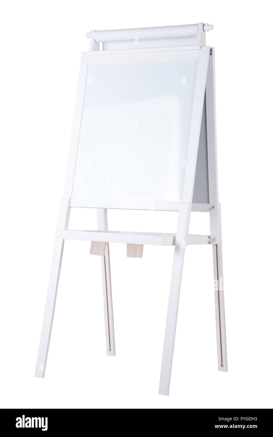 easel isolated with white background Stock Photo - Alamy