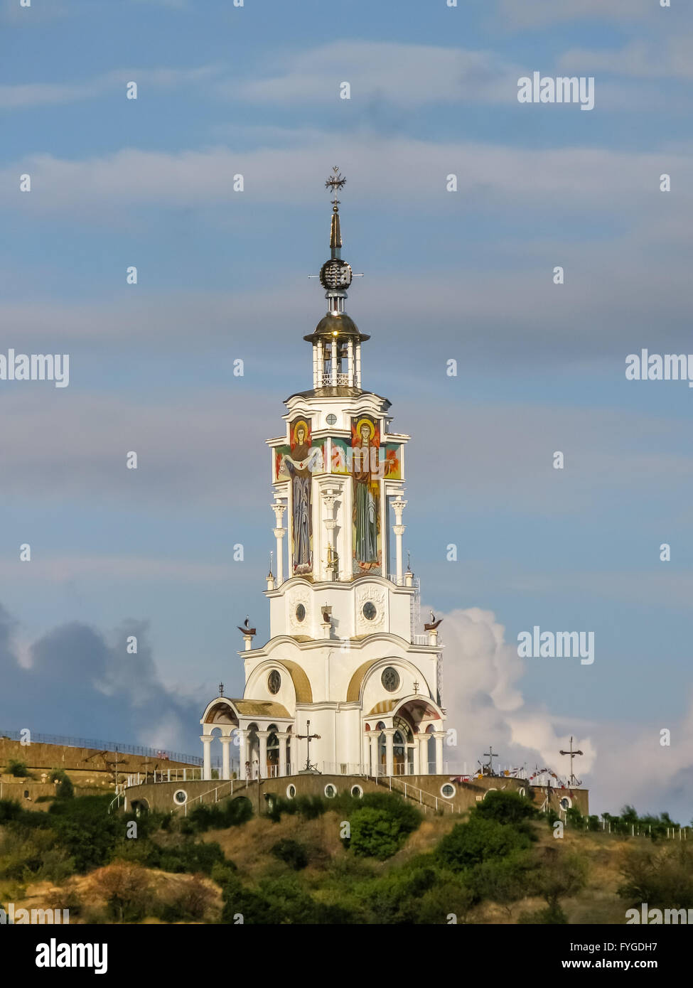 Cross curch europe hi-res stock photography and images - Alamy