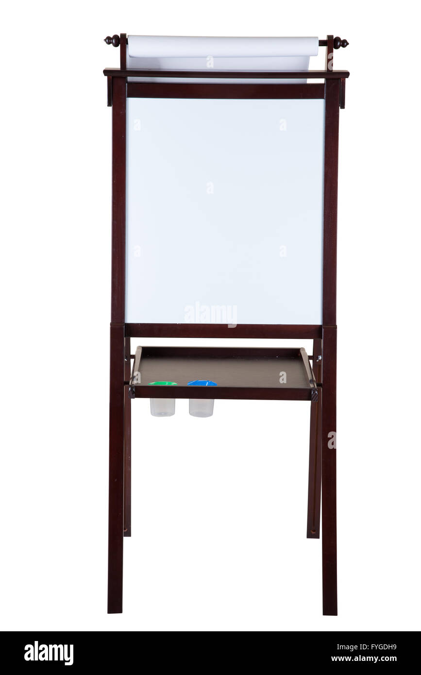 easel isolated with white background Stock Photo - Alamy