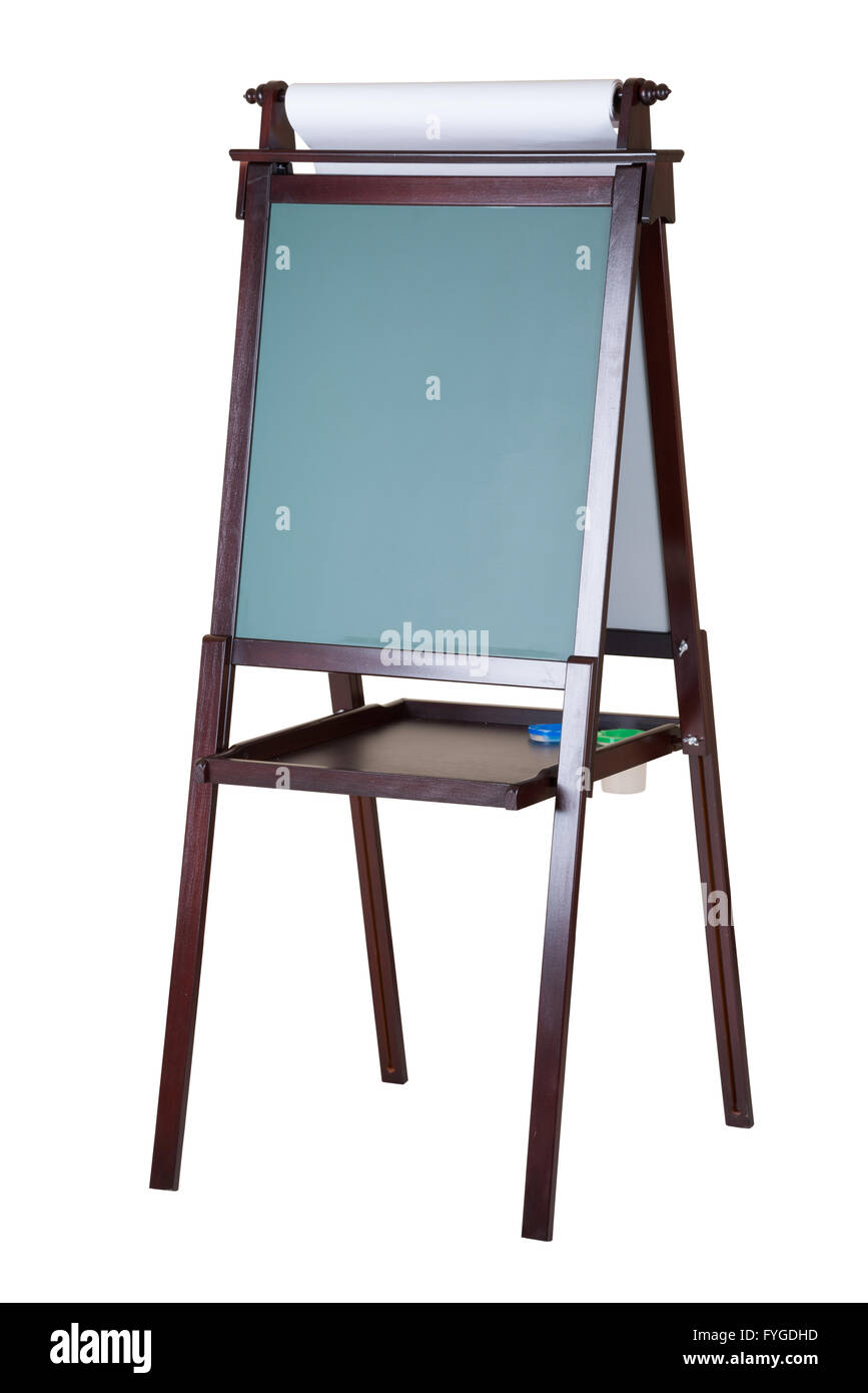 easel isolated with white background Stock Photo - Alamy