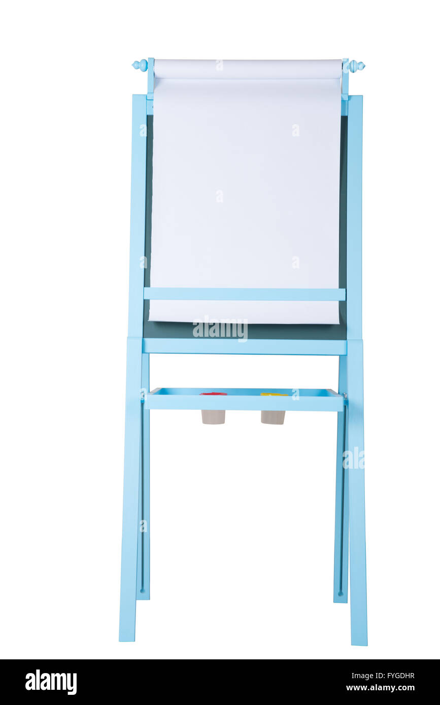 easel isolated with white background Stock Photo - Alamy