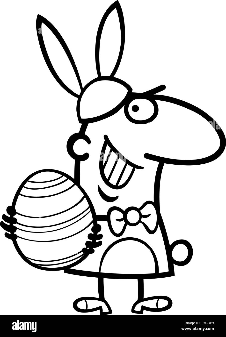 Rabbit costume man Black and White Stock Photos & Images - Alamy