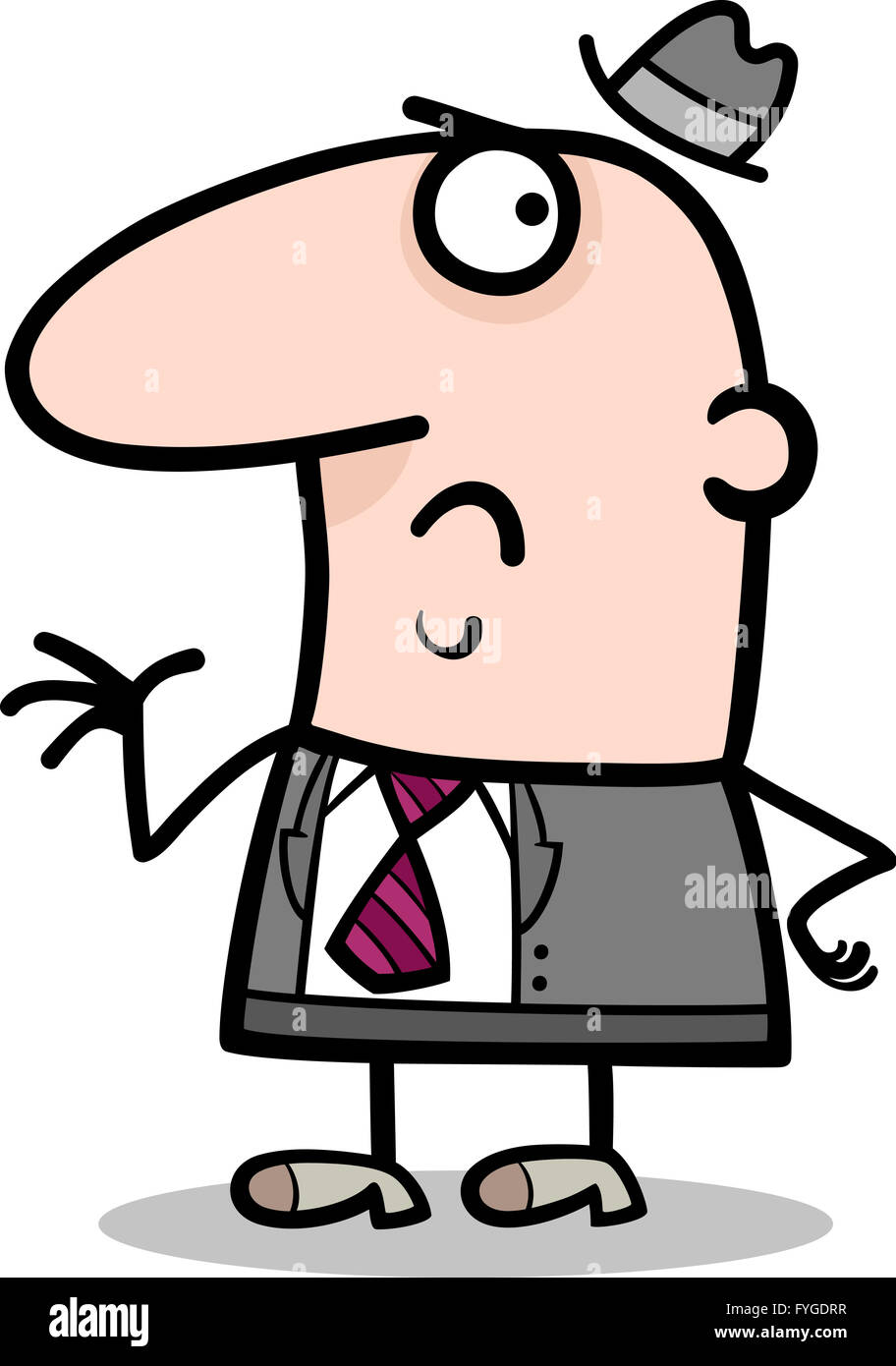 Cartoon disgusted man hi-res stock photography and images - Alamy