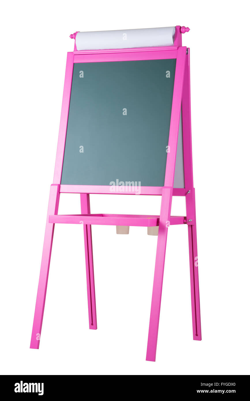 easel isolated with white background Stock Photo - Alamy