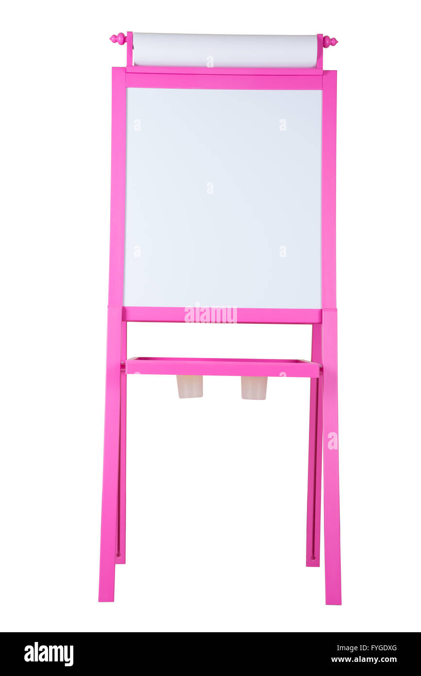 easel isolated with white background Stock Photo - Alamy