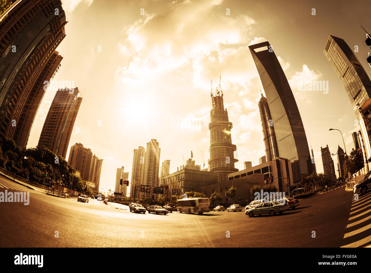 cityscape of modern city Stock Photo - Alamy