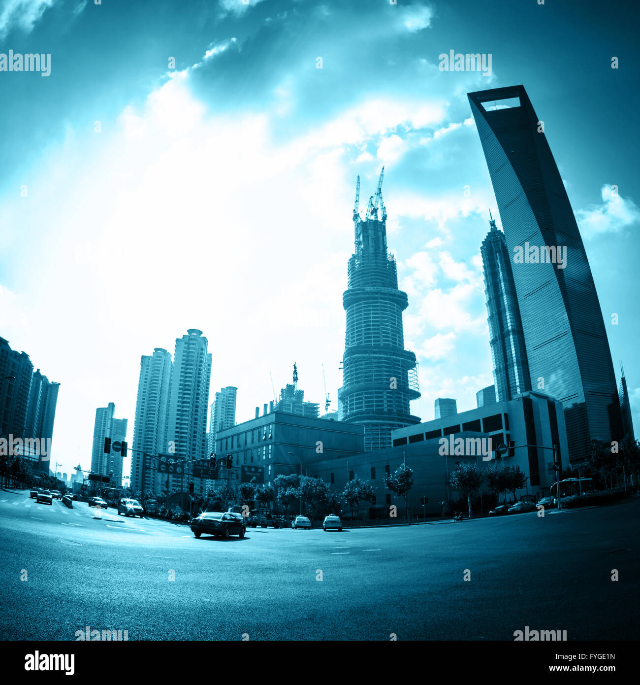 cityscape of modern city Stock Photo - Alamy