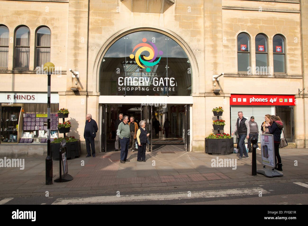 Emery Gate shopping centre in town centre of Chippenham, Wiltshire ...