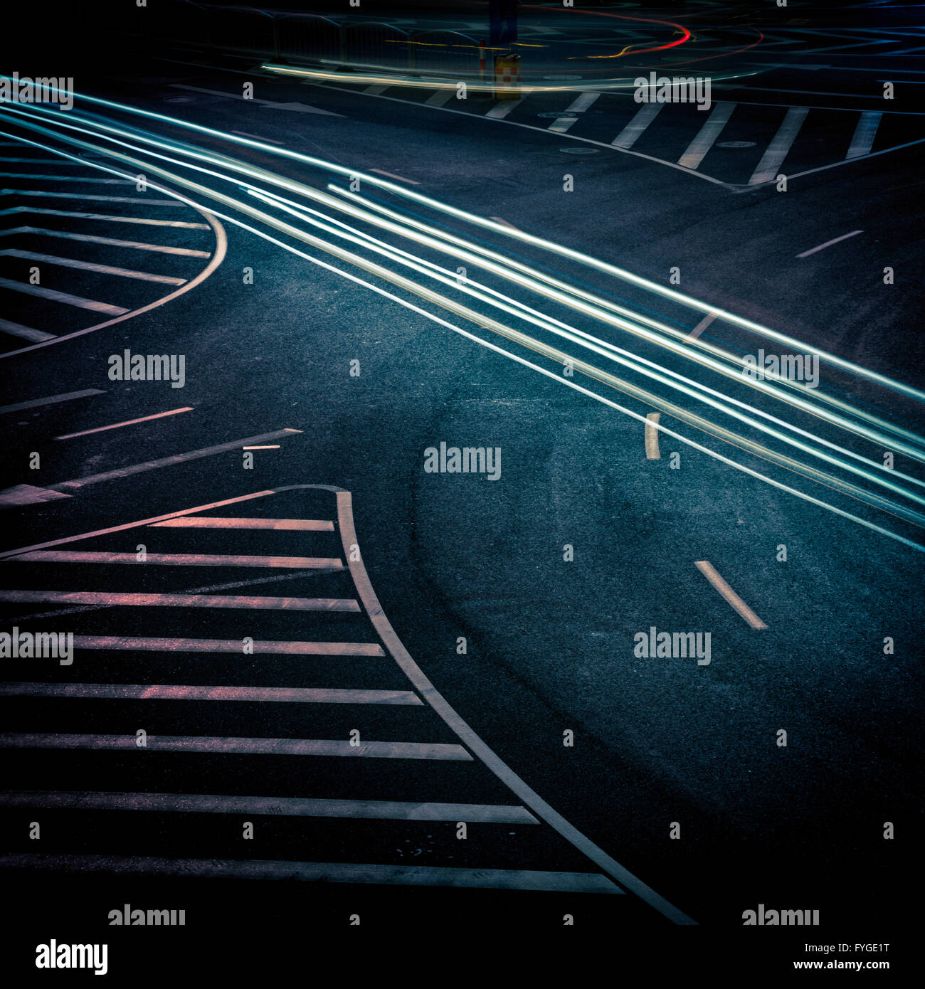 trail through street Stock Photo - Alamy