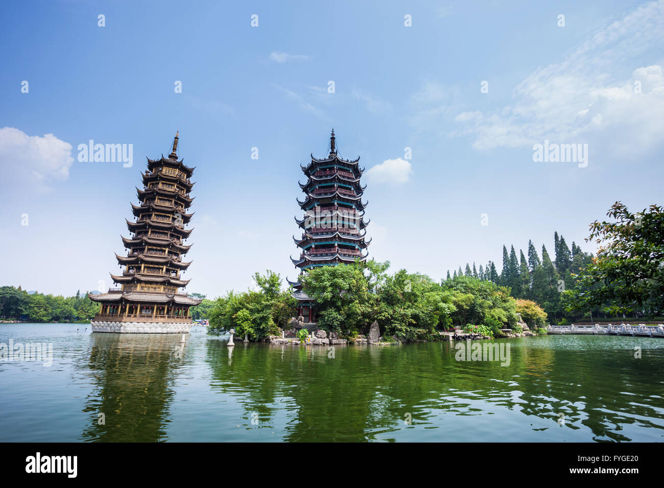 tower in guilin,china Stock Photo - Alamy
