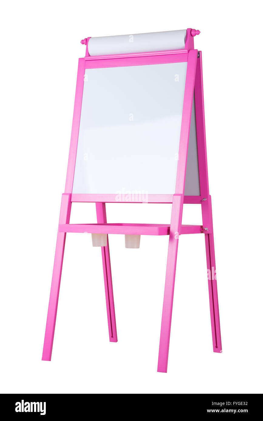 easel isolated with white background Stock Photo - Alamy