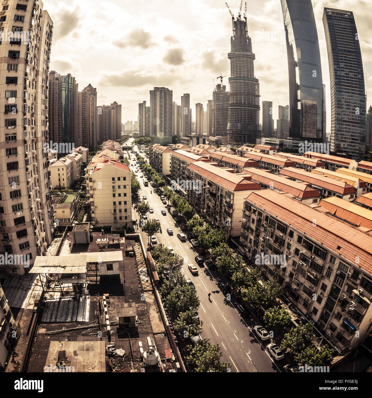 cityscape of modern city Stock Photo - Alamy