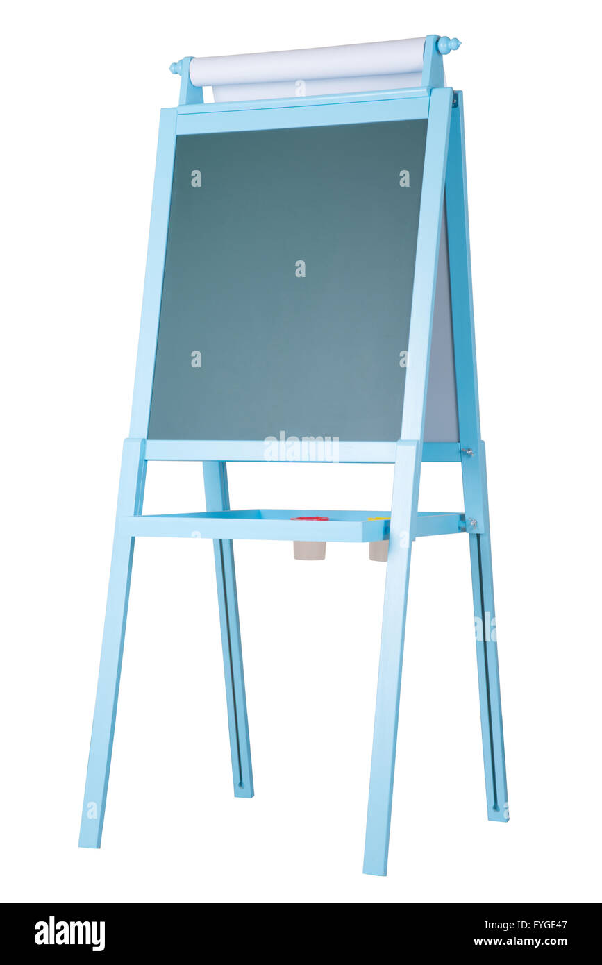 easel isolated with white background Stock Photo - Alamy