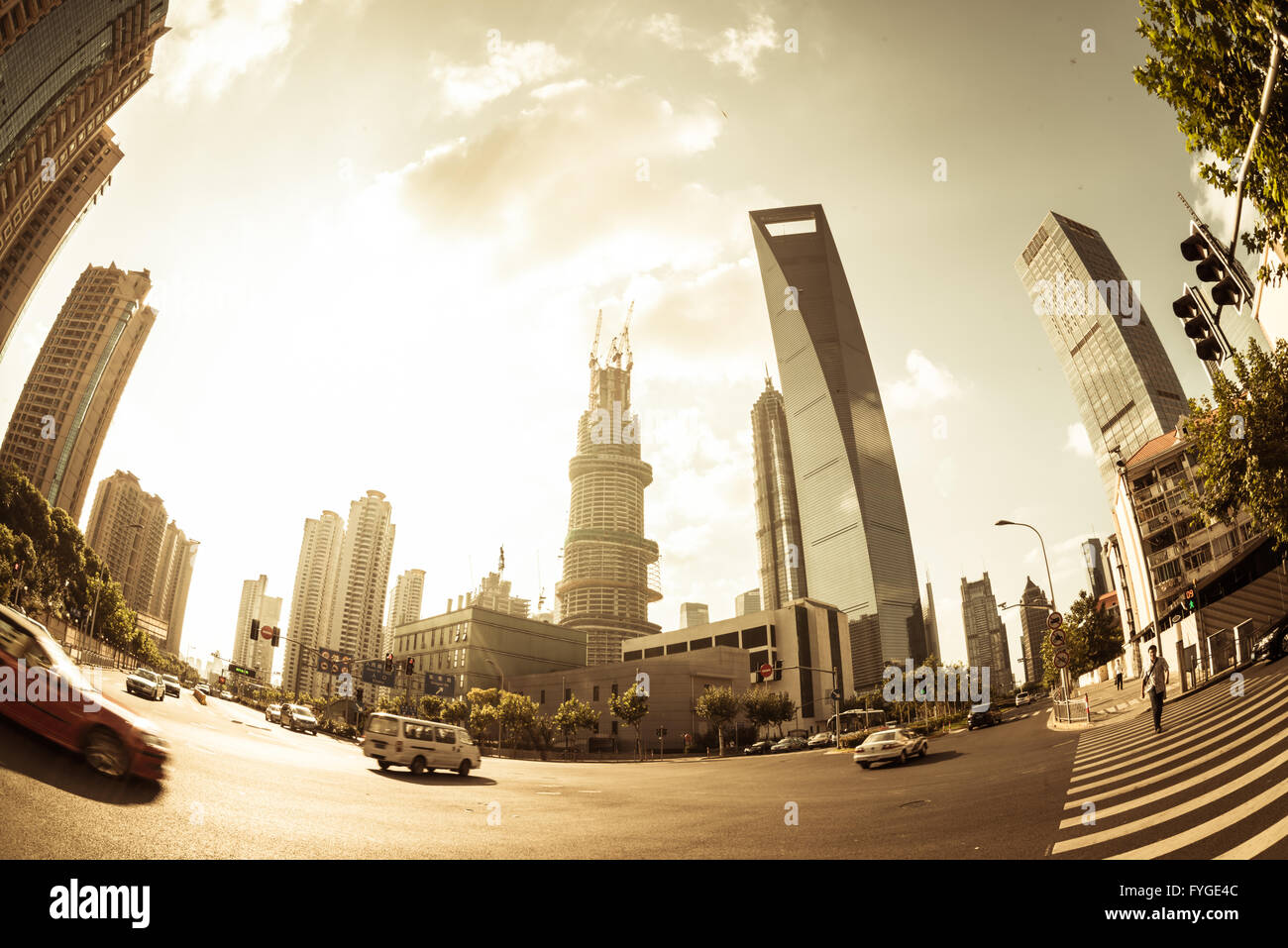 cityscape of modern city Stock Photo - Alamy