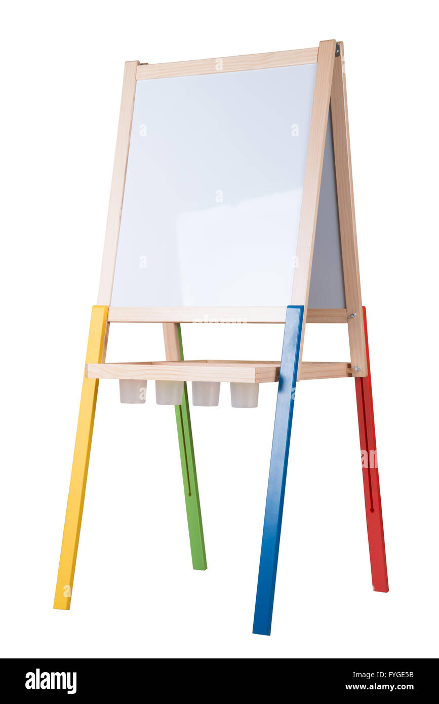 easel isolated with white background Stock Photo - Alamy