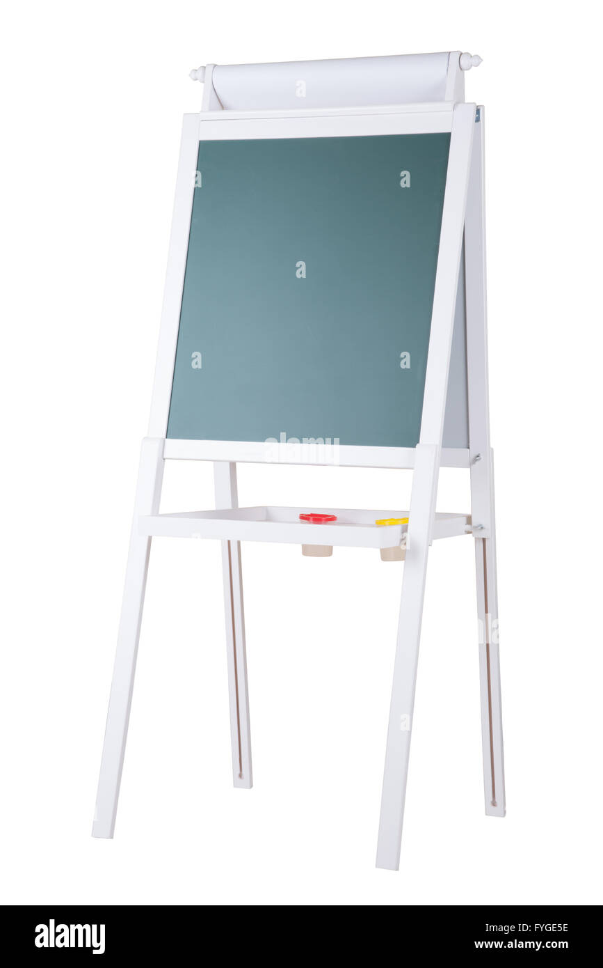 easel isolated with white background Stock Photo - Alamy