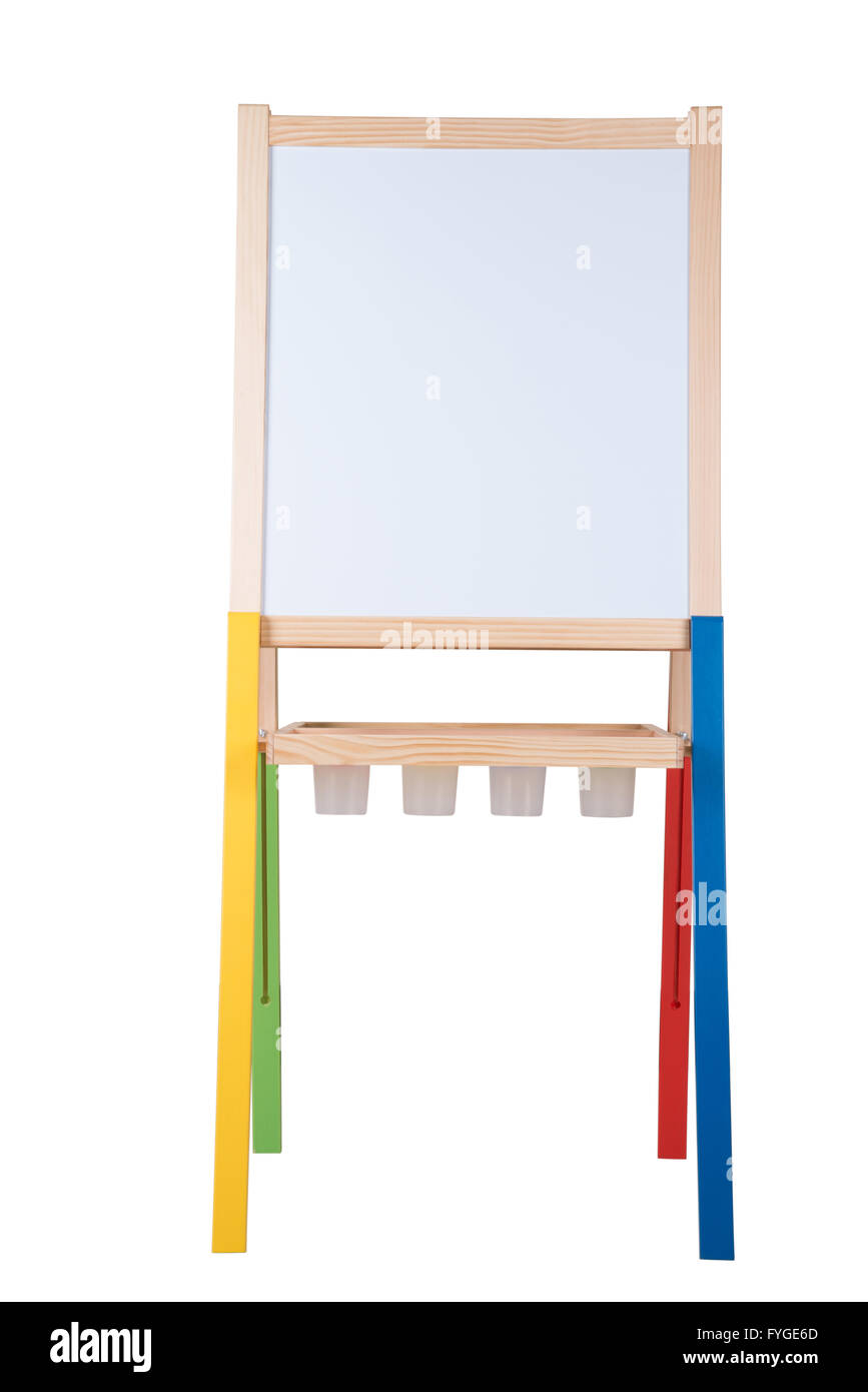 easel isolated with white background Stock Photo - Alamy