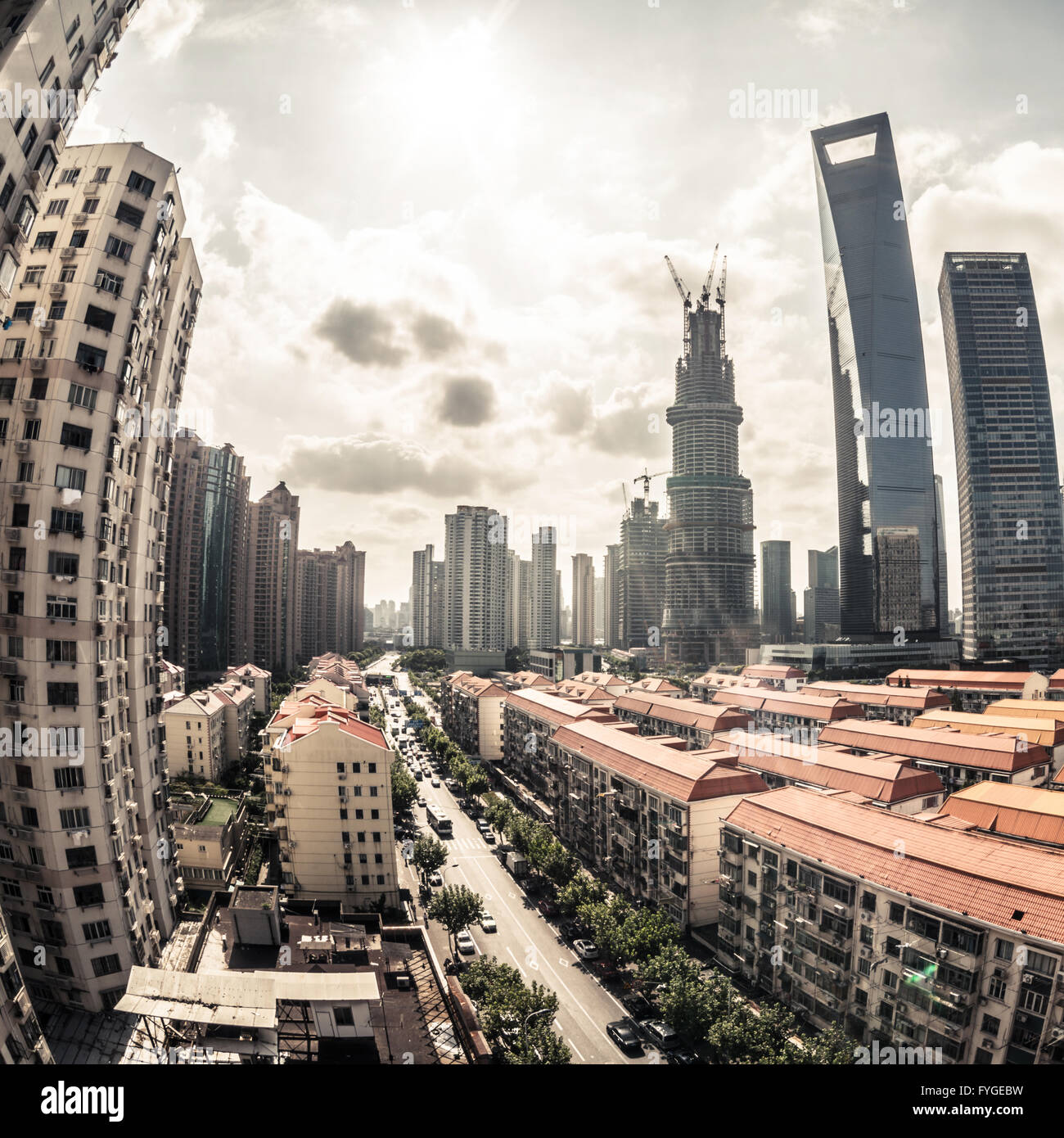 cityscape of modern city Stock Photo - Alamy