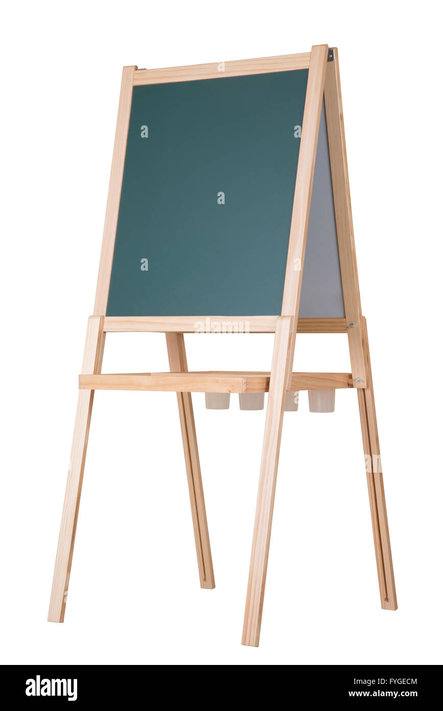 easel isolated with white background Stock Photo - Alamy