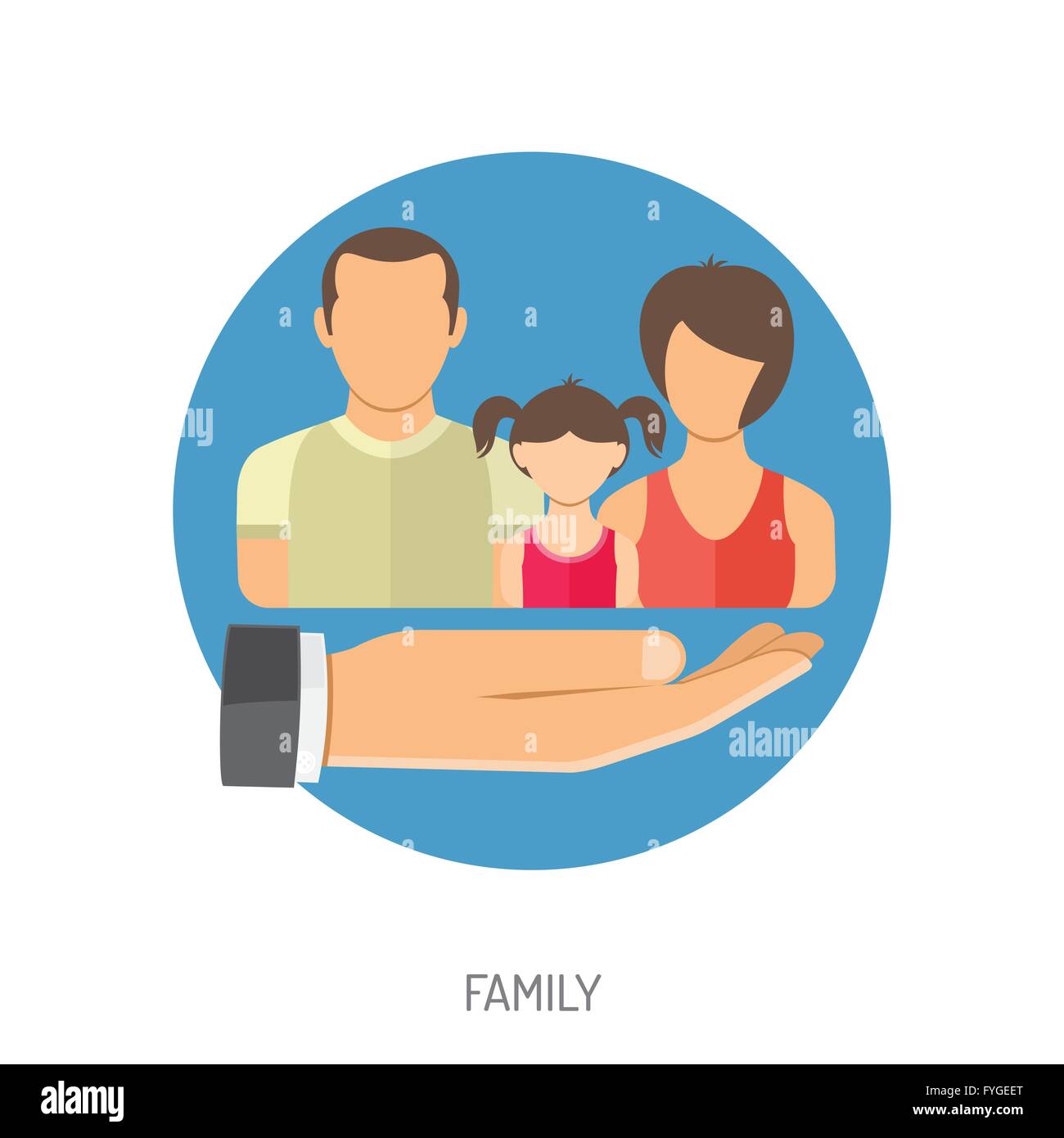 Family Insurance Icon Stock Vector Image & Art - Alamy