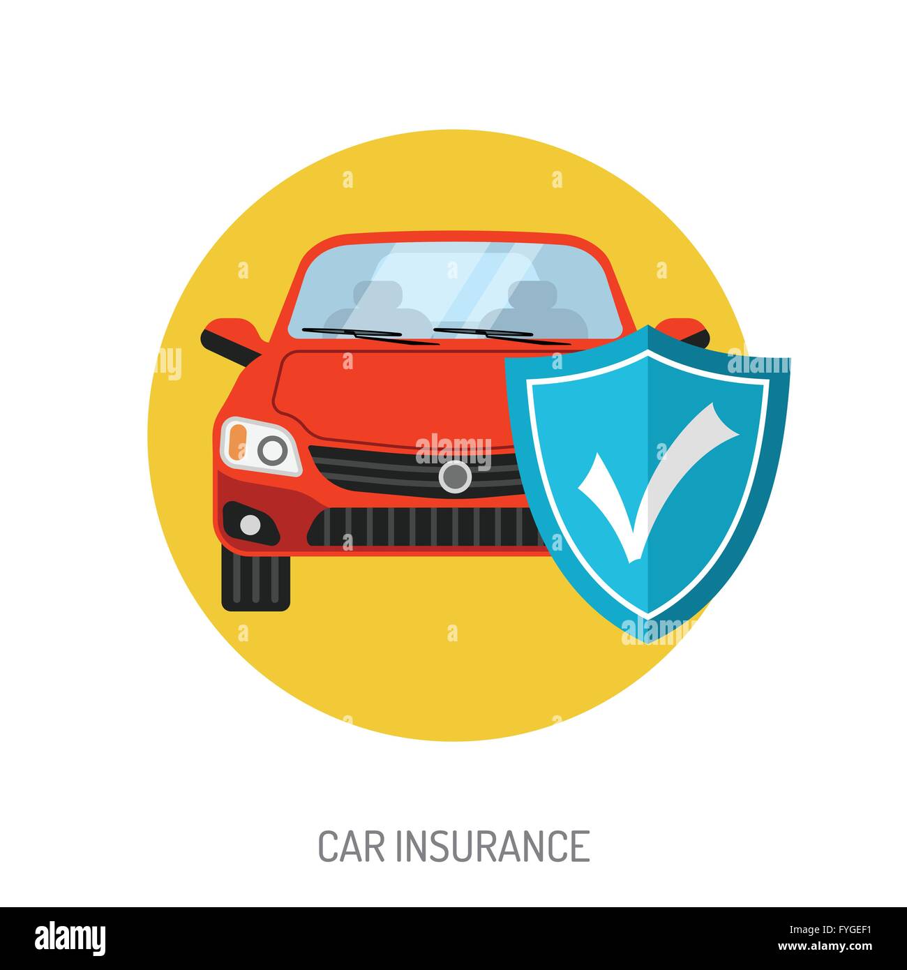 Car shield icon transport Stock Vector Images - Alamy
