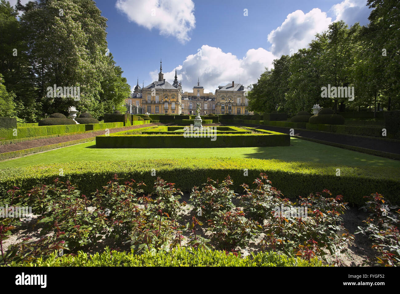 Magnificent ancient park in style of the French classicism Stock Photo ...