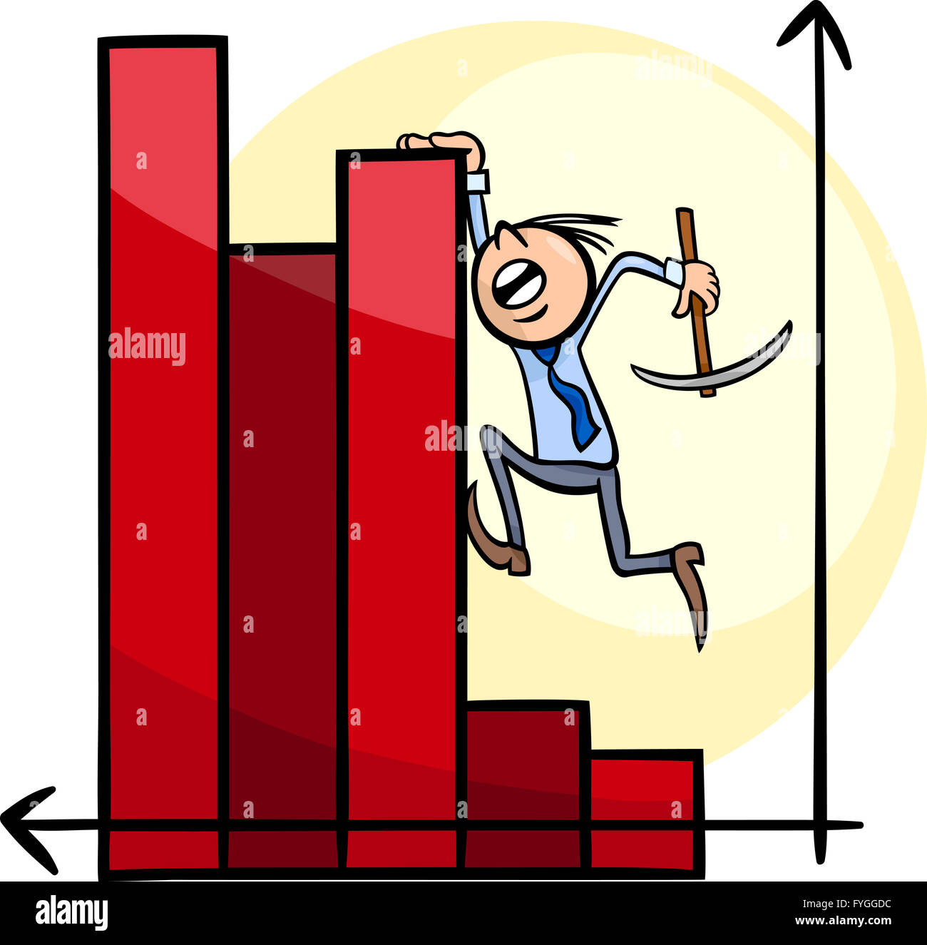Cartoon Character Chart Graph High Resolution Stock Photography and ...