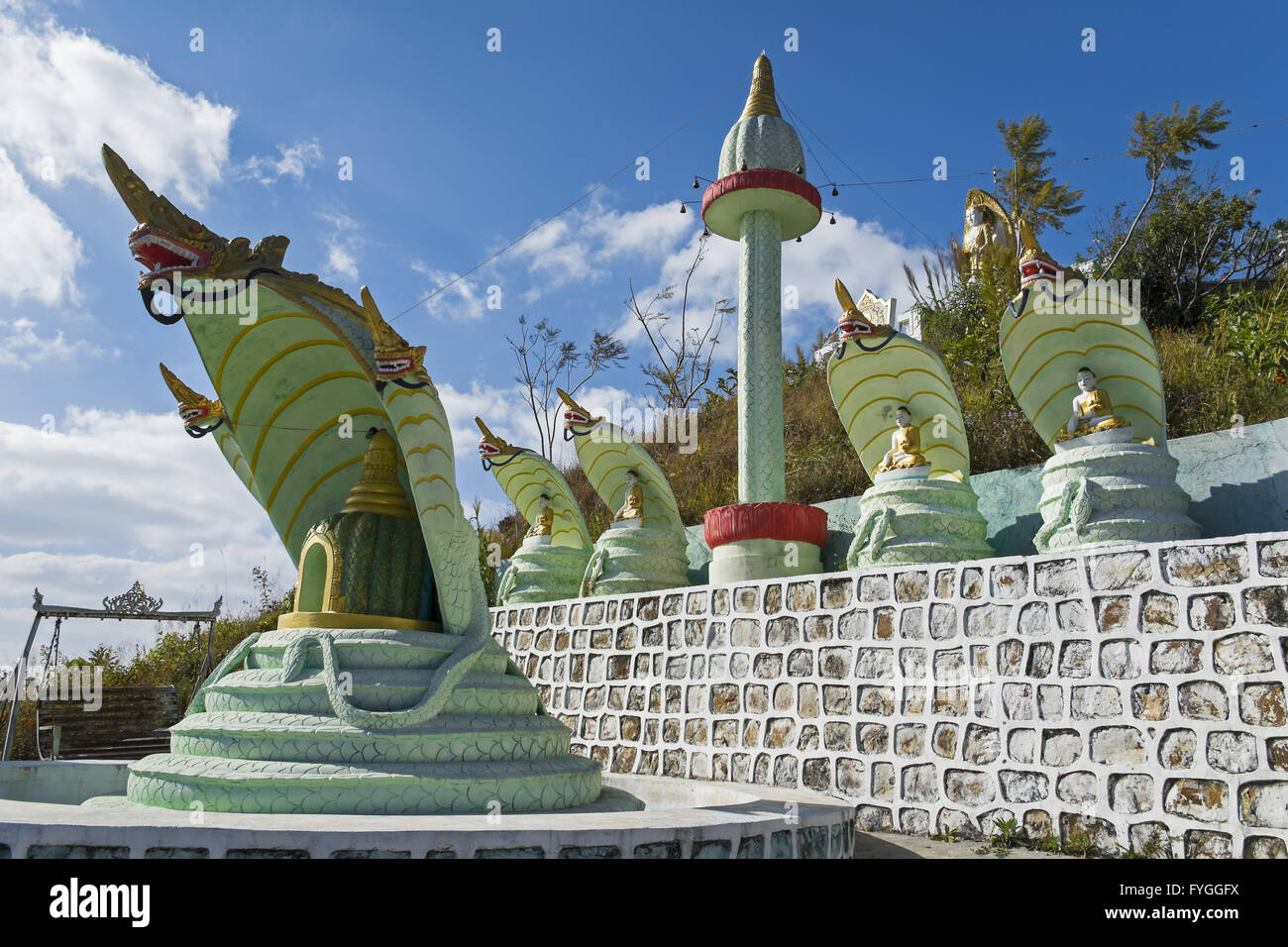 Myanmar Burma Kalaw Pagoda High Resolution Stock Photography and Images ...
