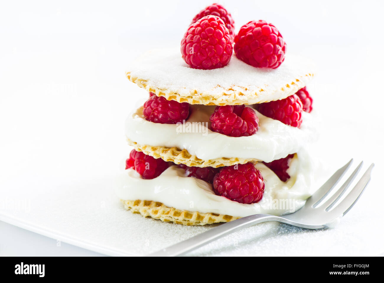 small raspberry cake Stock Photo - Alamy