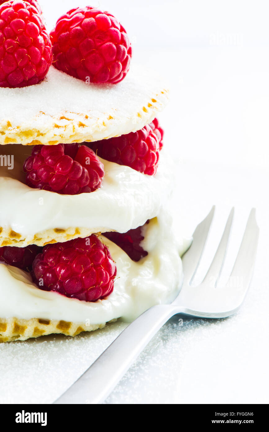 small raspberry cake Stock Photo - Alamy