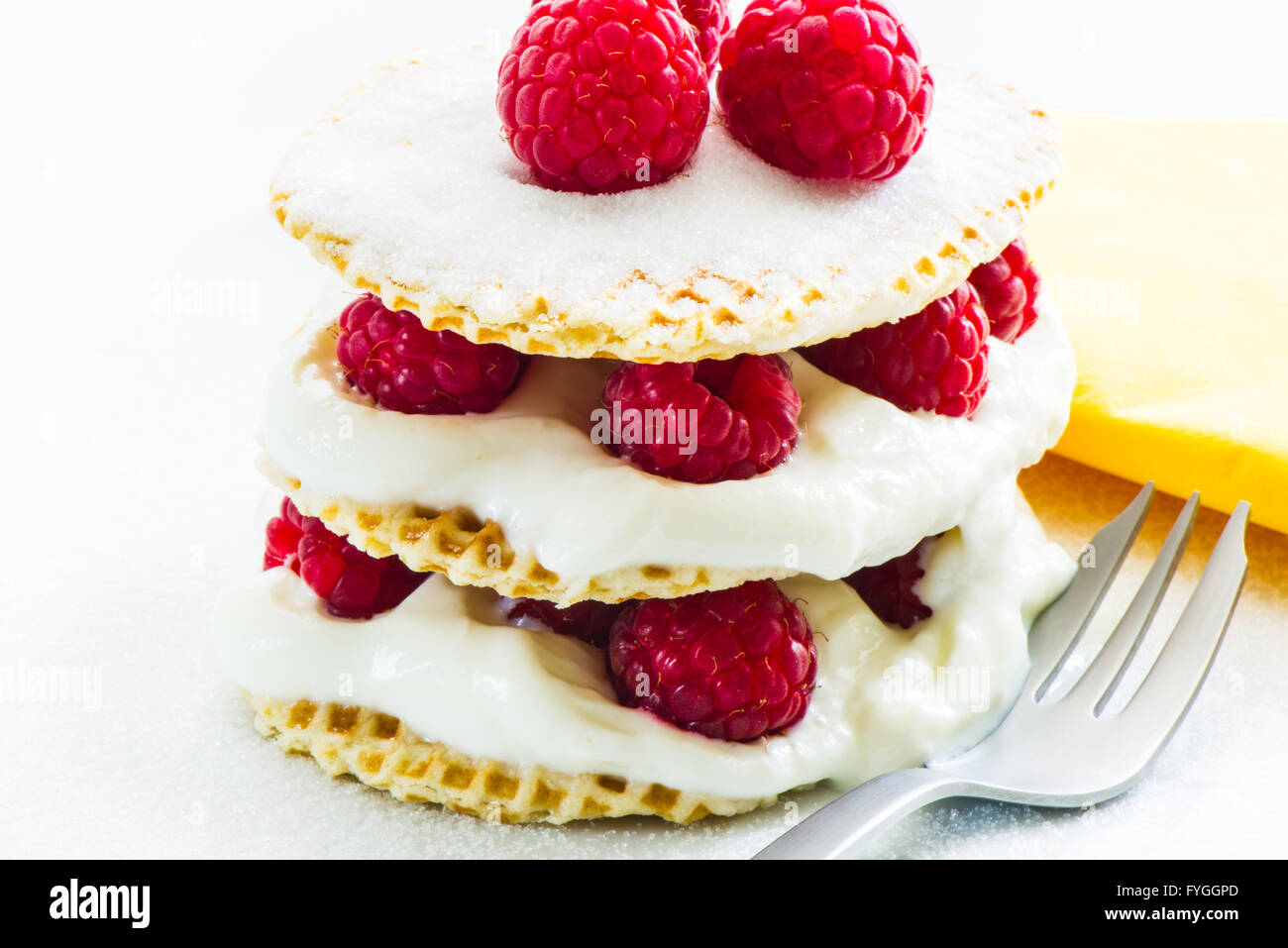 small raspberry cake Stock Photo - Alamy