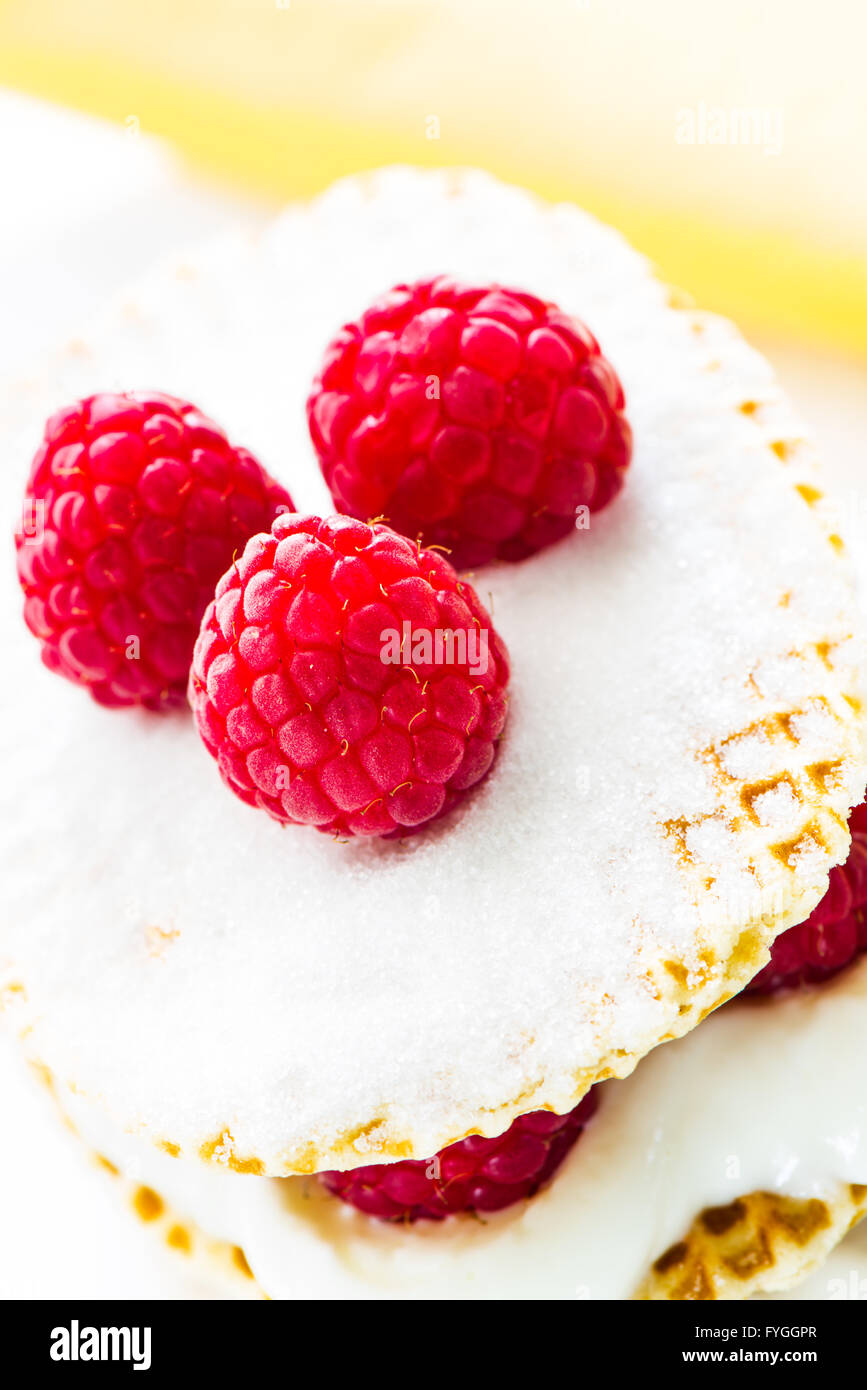 small raspberry cake Stock Photo - Alamy
