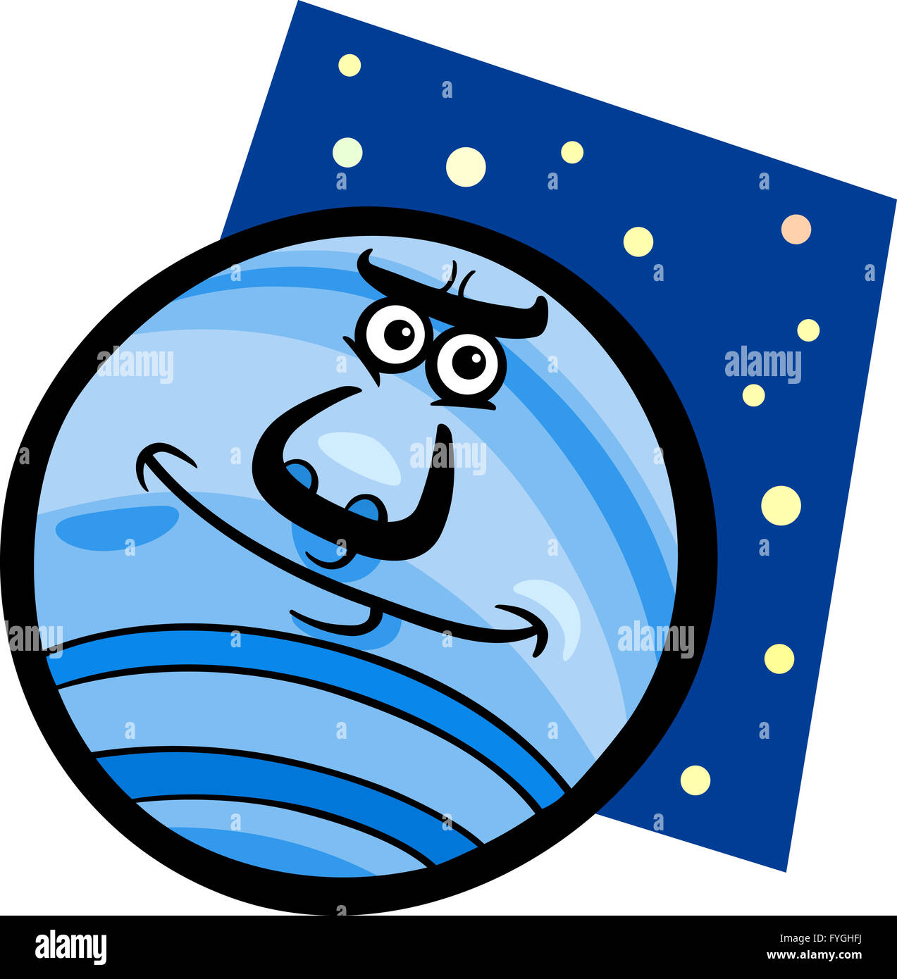 Happy neptune planet hi-res stock photography and images - Alamy