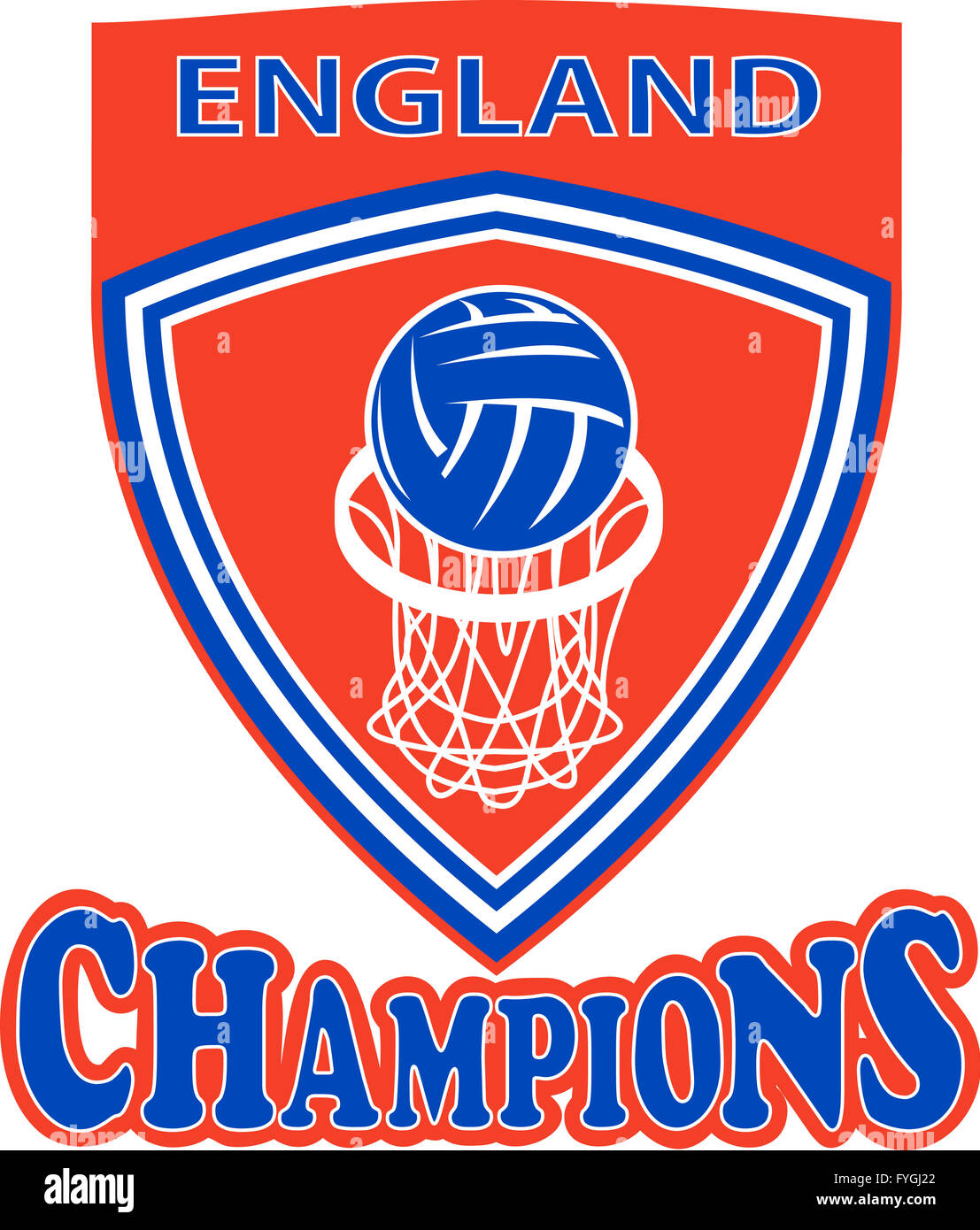 netball champions England Stock Photo - Alamy