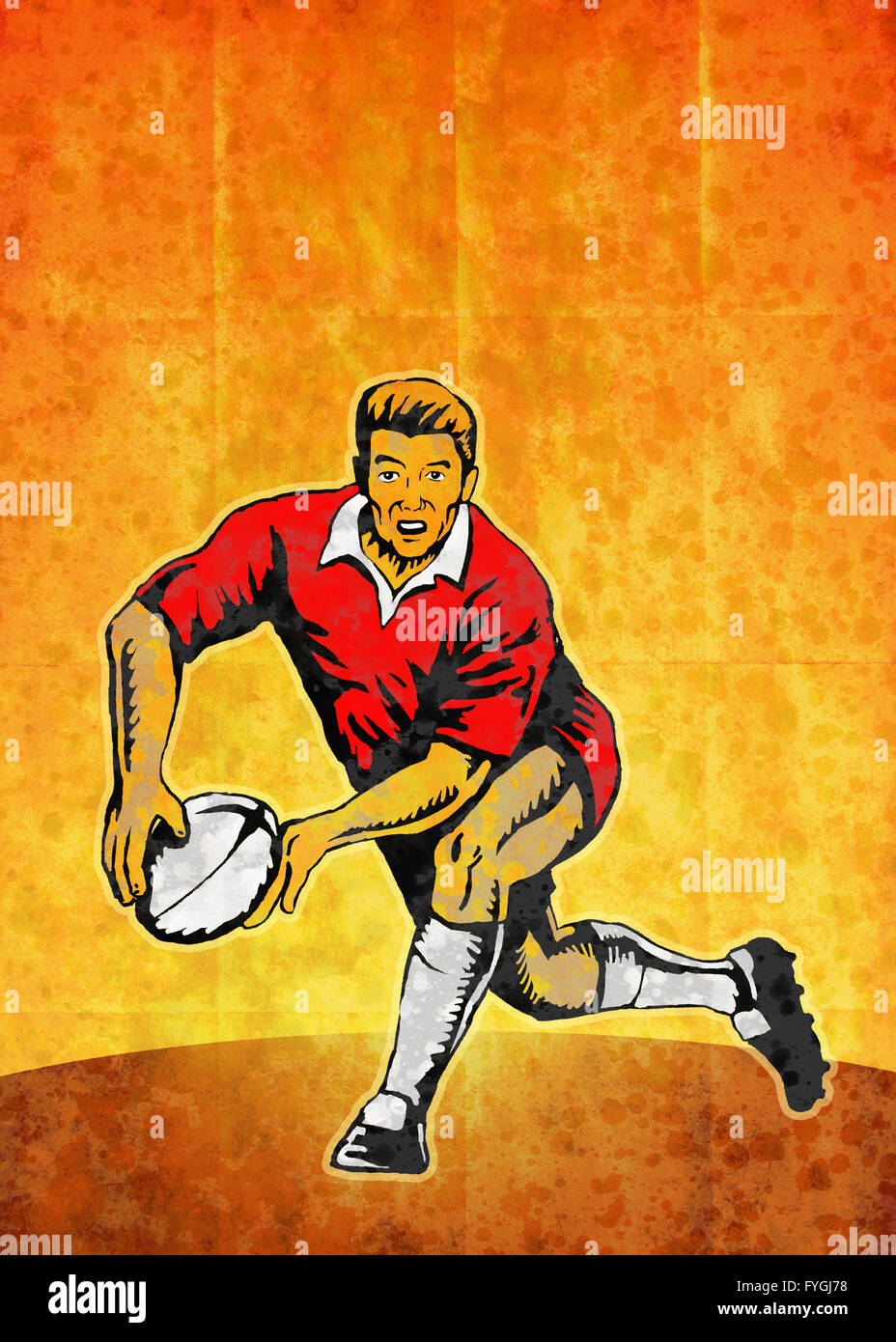 rugby player passing the ball Stock Photo - Alamy