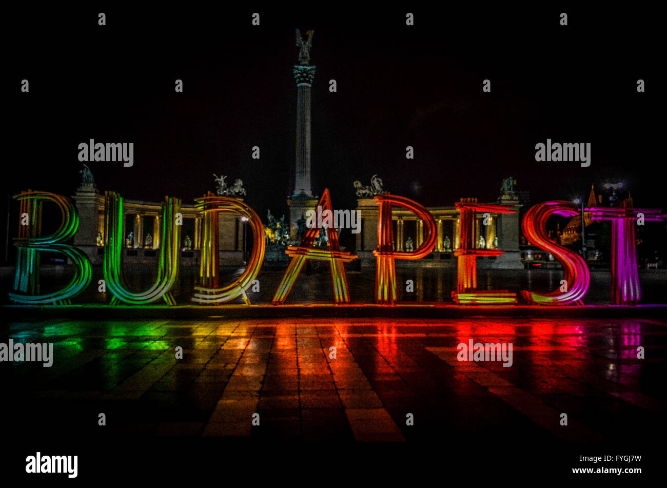 Budapest sign hi-res stock photography and images - Alamy