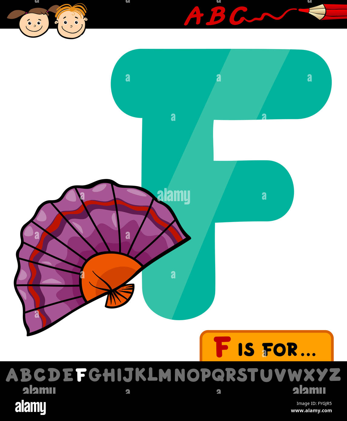 Fan clip art cartoon illustration hi-res stock photography and images ...