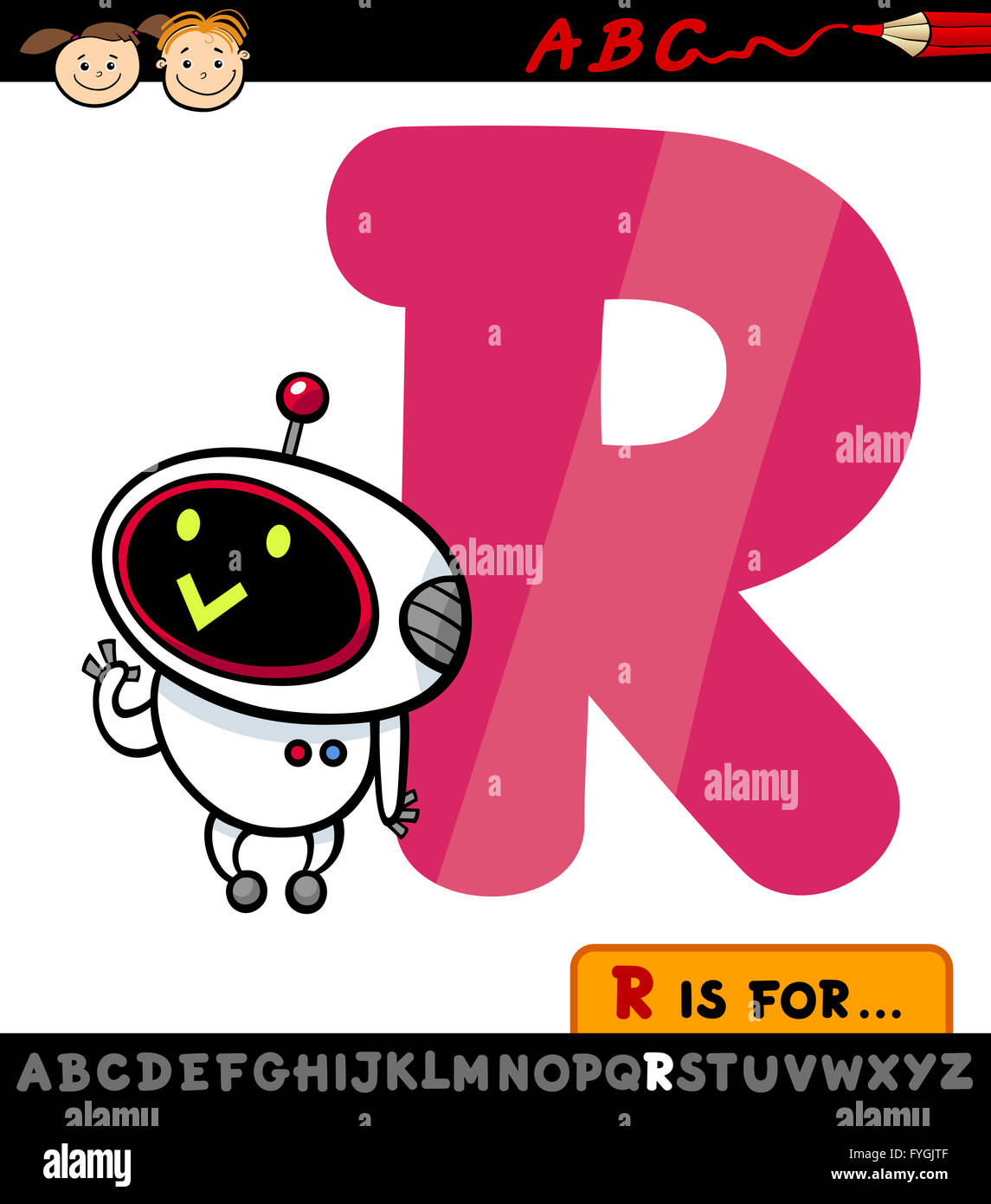 Cartoon Letter R Stock Photos & Cartoon Letter R Stock Images - Alamy