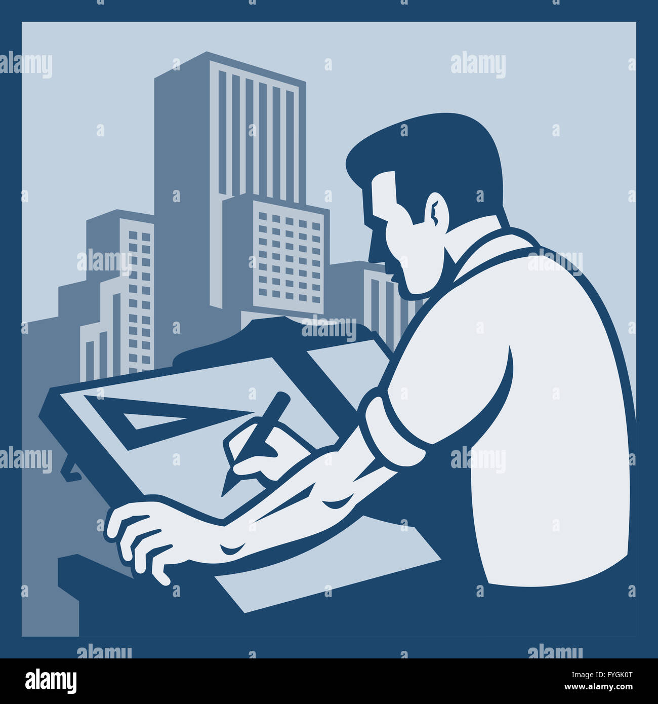 Draftsman drawing board hi-res stock photography and images - Alamy