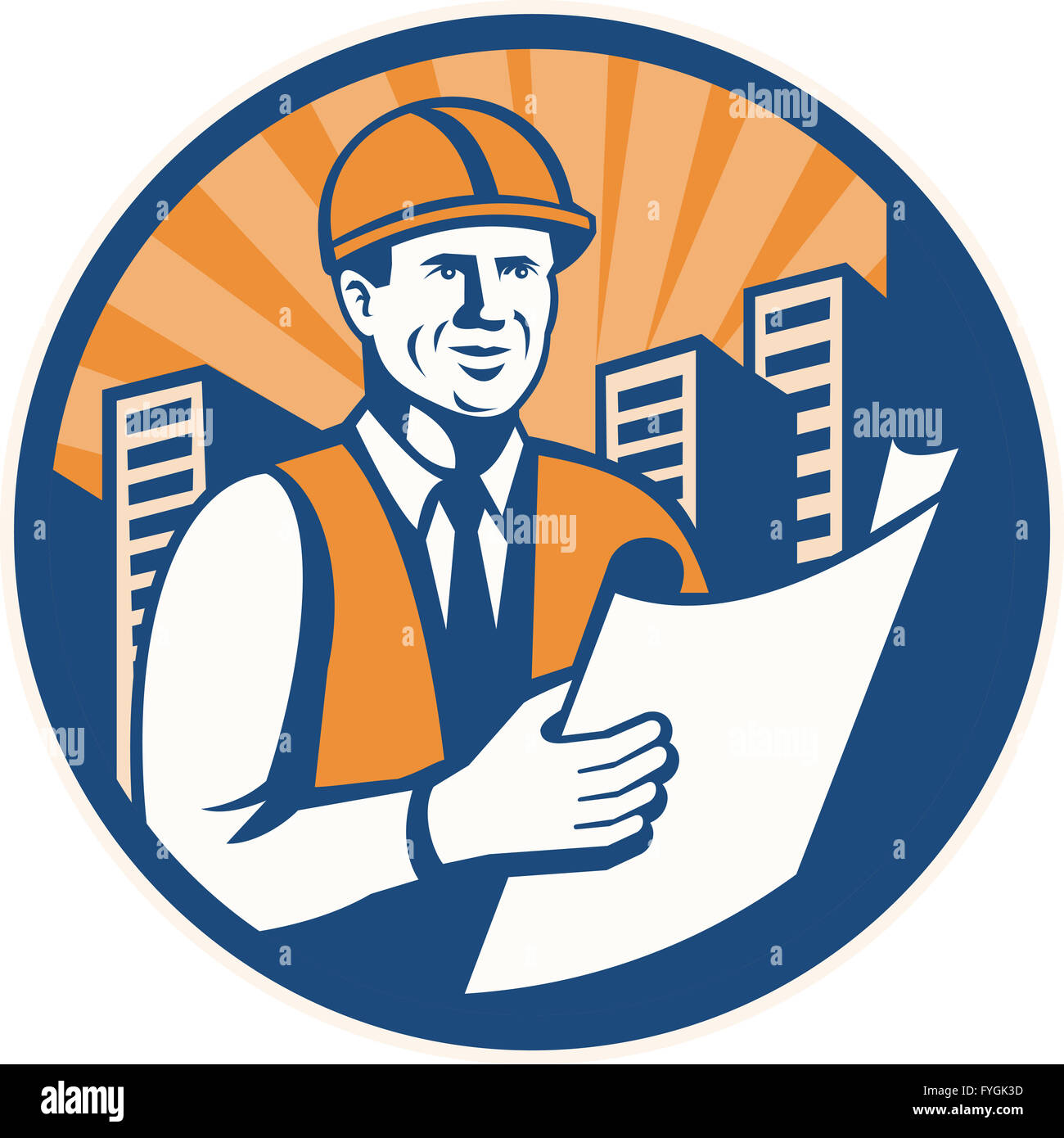 Construction engineer artwork hi-res stock photography and images - Alamy