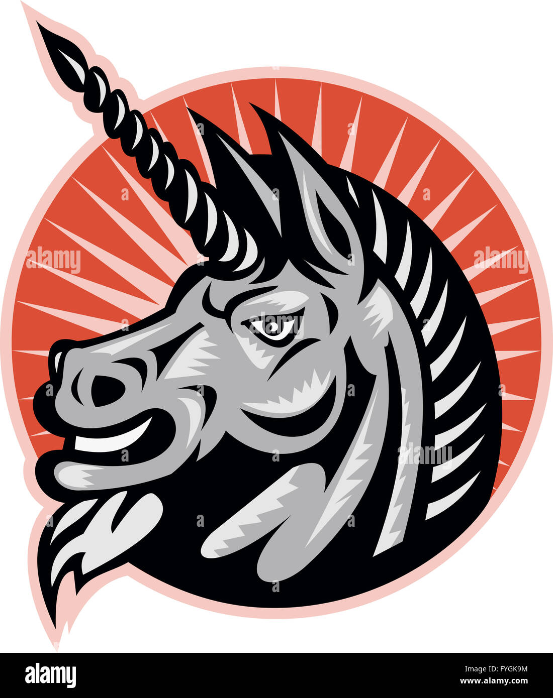 Unicorn head hi-res stock photography and images - Alamy