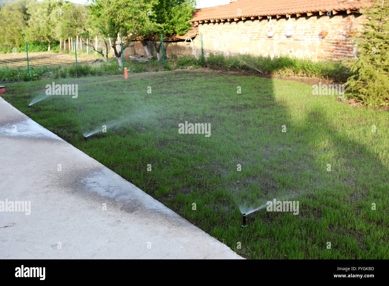 Spinkler hi-res stock photography and images - Alamy