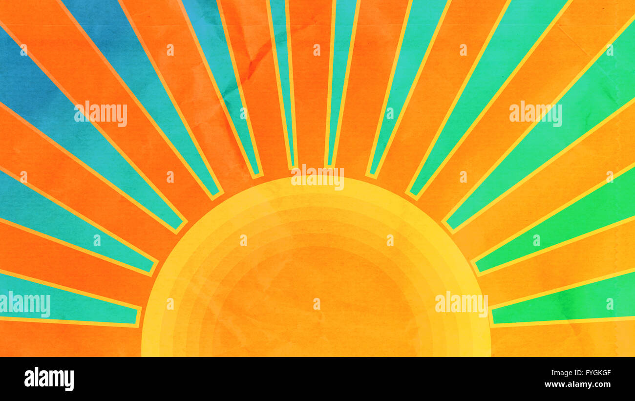 Sunburst graphics hi-res stock photography and images - Alamy