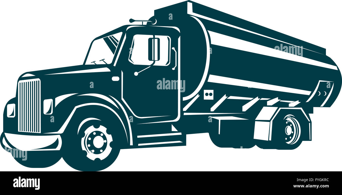 oil delivery truck lorry Stock Photo - Alamy