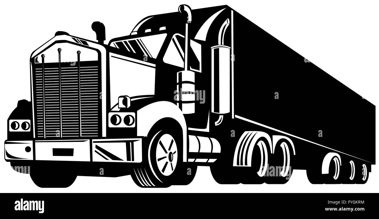 truck container van Stock Photo - Alamy