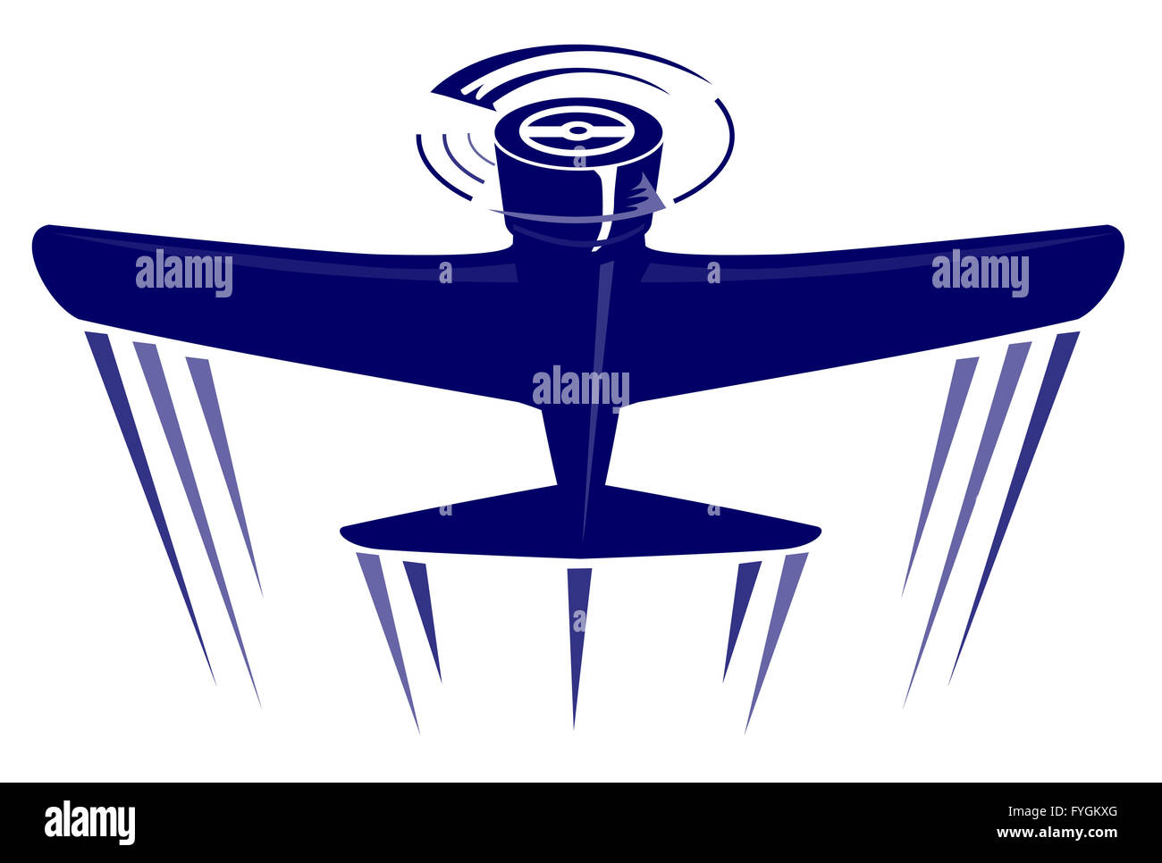 Propeller airliner Cut Out Stock Images & Pictures - Alamy