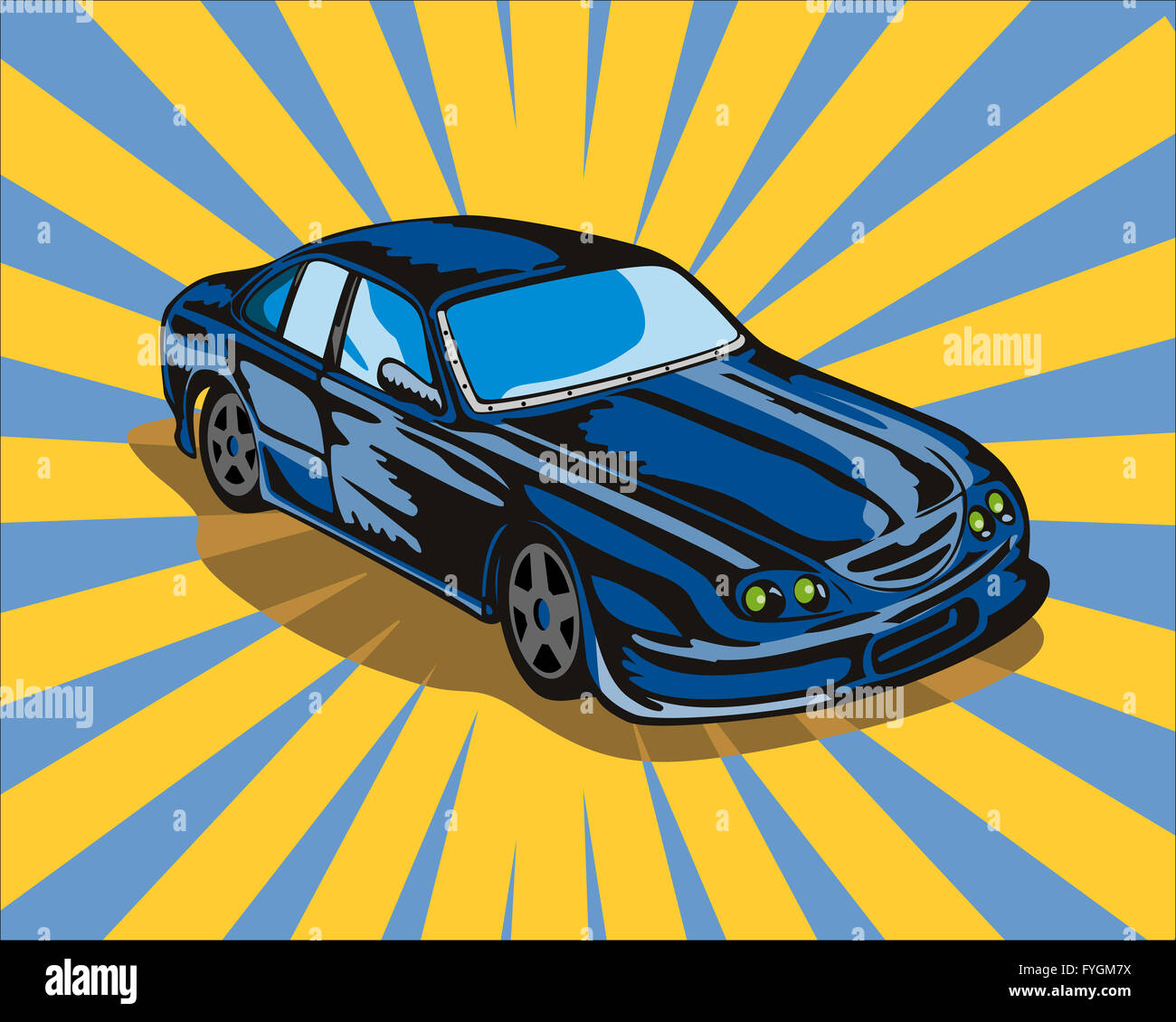Ford GT Car Retro Stock Photo - Alamy