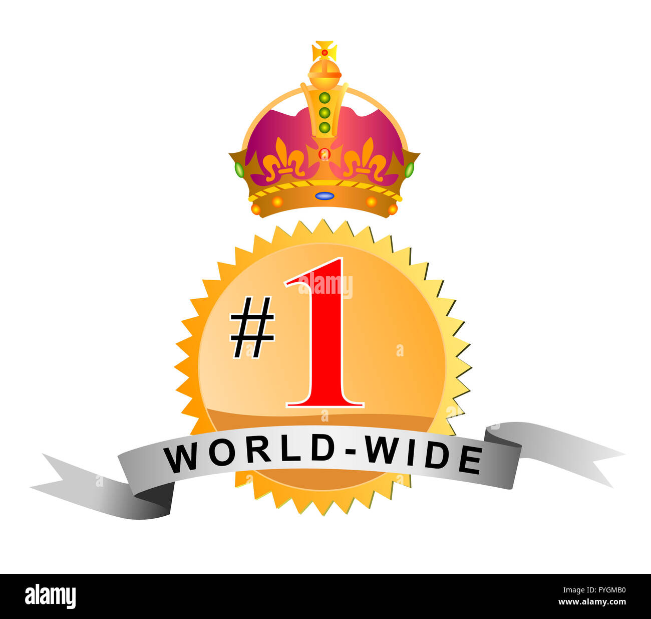 Number 1 WorldWide Stock Photo - Alamy
