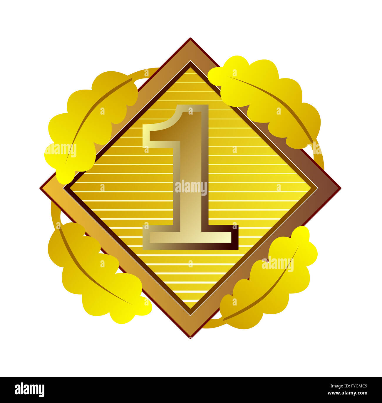 Number 1 leaves Cut Out Stock Images & Pictures - Alamy