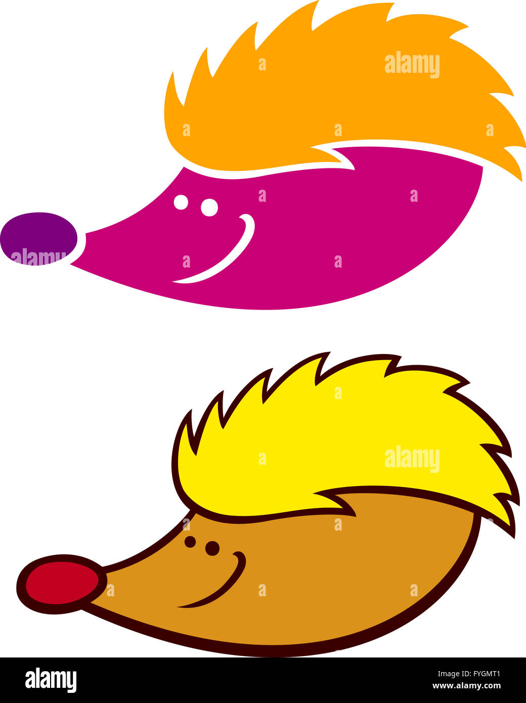 Hedgehog Cartoon High Resolution Stock Photography and Images - Alamy